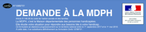 Formulaire MDPH demande renouvellement prestations Cerfa n°15692 01