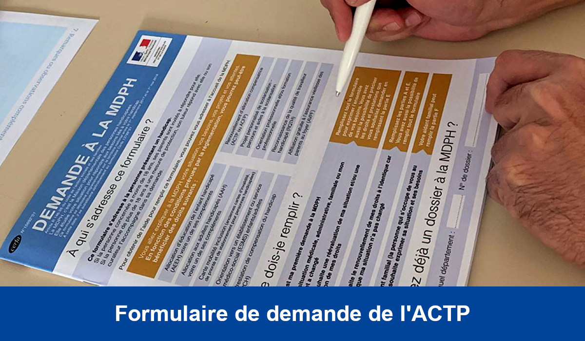 Percevoir l'allocation compensatrice pour tierce personne (ACTP)
