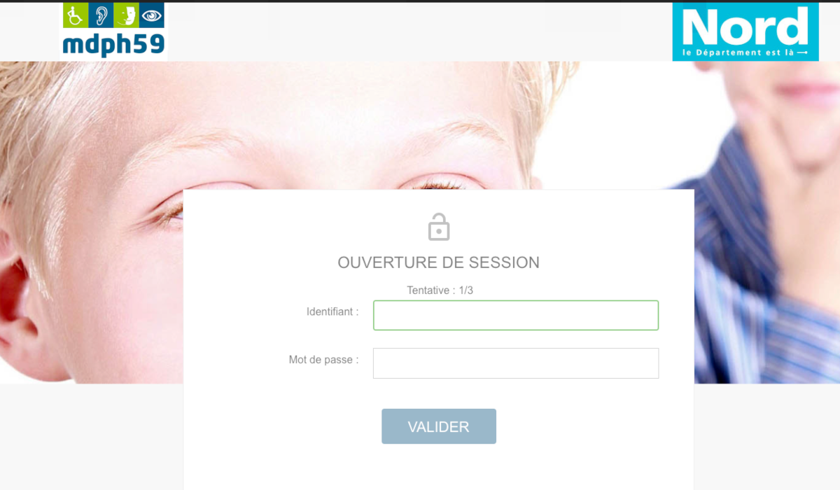 Portail autonomie usager Le Nord - Connexion CD59