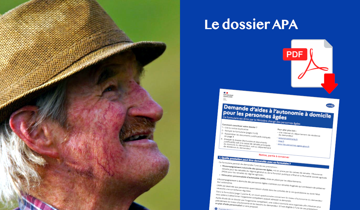 Dossier APA à télécharger - La demande d'allocation pas à pas